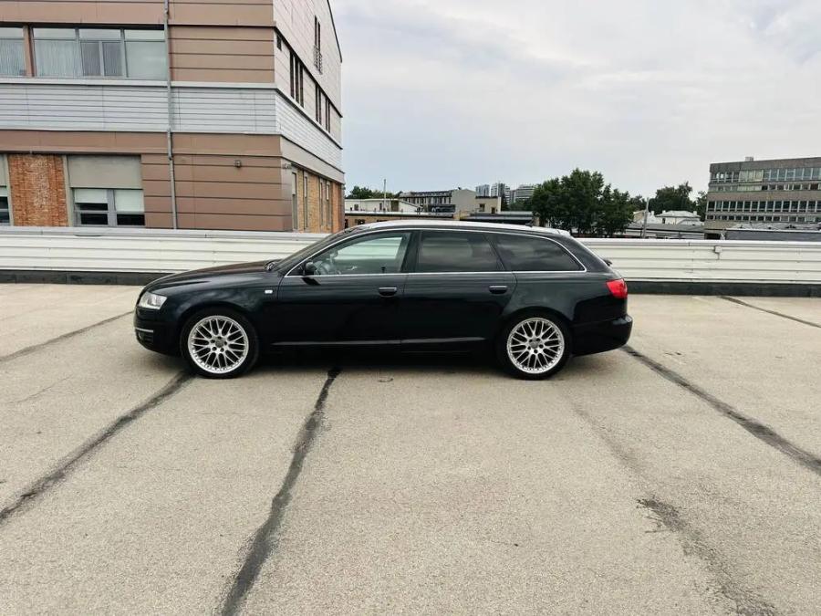 Black Audi A6 2007 in Riga, with an engine capacity of 2.70 L and mileage of 394 thousand km for 3850 €, photo 6 on AUTOMOTO.COM.LV