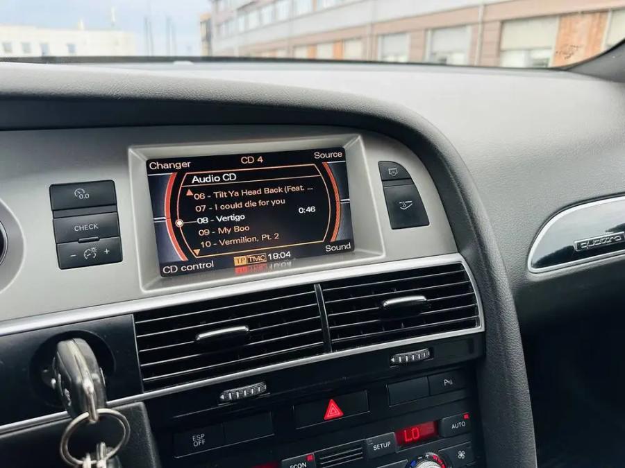 Black Audi A6 2007 in Riga, with an engine capacity of 2.70 L and mileage of 394 thousand km for 3850 €, photo 18 on AUTOMOTO.COM.LV