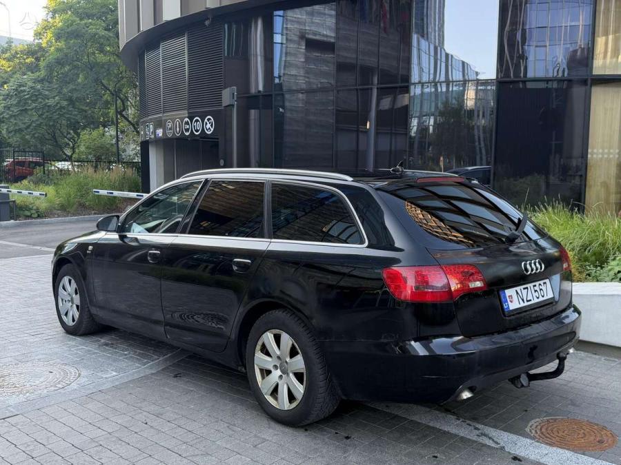 Black Audi A6 2007 in Vilnius, with an engine capacity of 2.70 L and mileage of 0 thousand km for 1100 €, photo 4 on AUTOMOTO.COM.LV