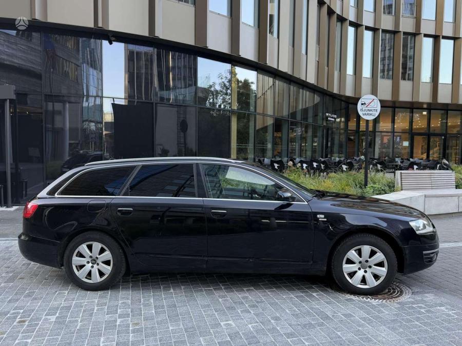 Black Audi A6 2007 in Vilnius, with an engine capacity of 2.70 L and mileage of 0 thousand km for 1100 €, photo 6 on AUTOMOTO.COM.LV