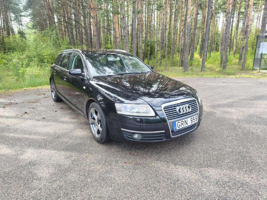 Black Audi A6 2007 in Druskininkai, with an engine capacity of 1.97 L and mileage of 335 thousand km for 2500 €, photo 7 on AUTOMOTO.COM.LV