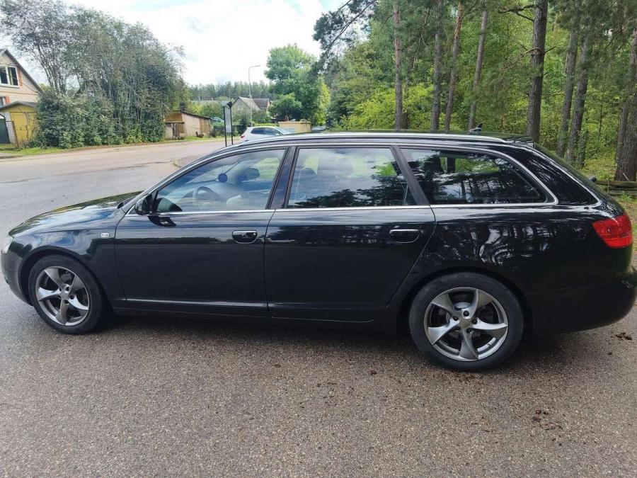 Black Audi A6 2007 in Druskininkai, with an engine capacity of 1.97 L and mileage of 335 thousand km for 2500 €, photo 10 on AUTOMOTO.COM.LV