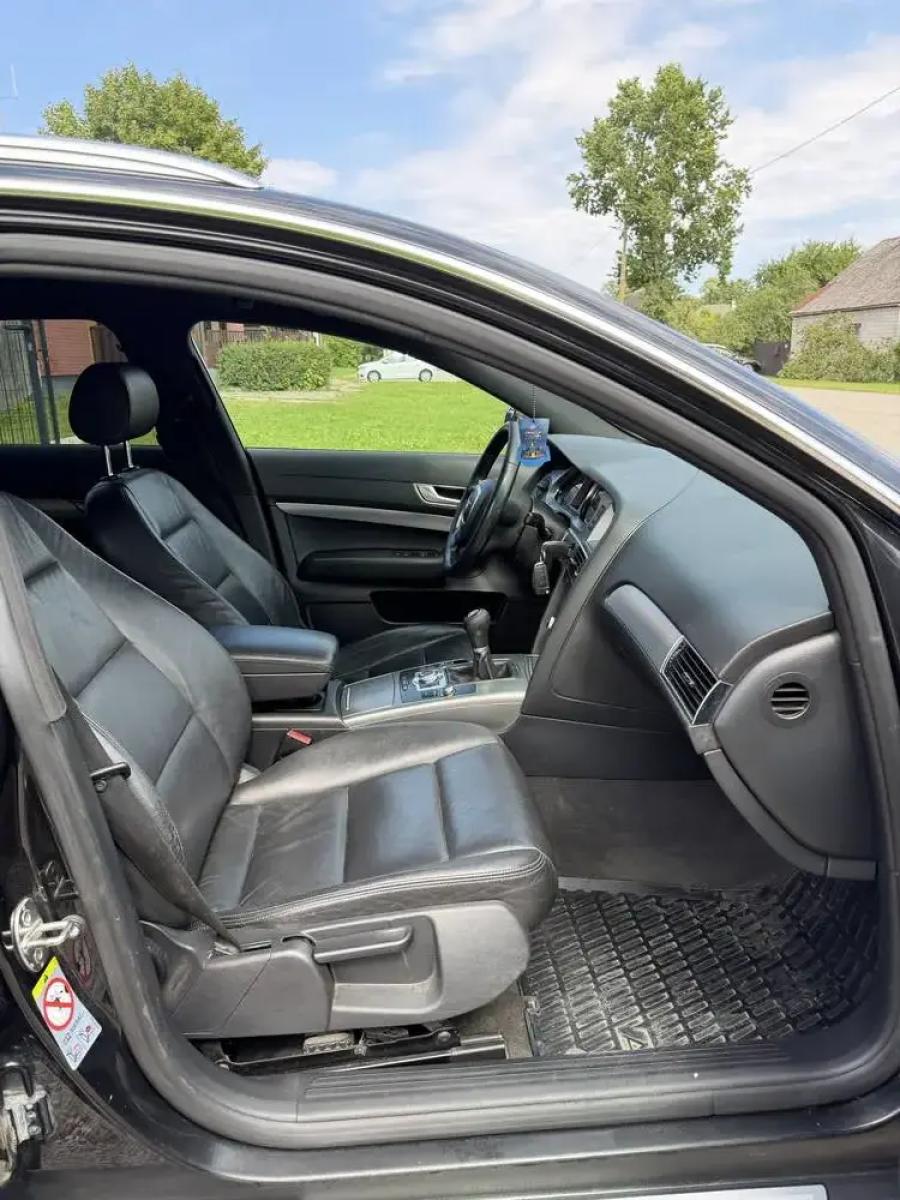 Black Audi A6 2007 in Ventspils, with an engine capacity of 0.00 L and mileage of 441 thousand km for 2490 €, photo 12 on AUTOMOTO.COM.LV