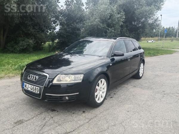 Черный Ауди А6 2007 в Рига, объемом двигателя 3.00 л и пробегом 306 тыс. км за 3200 €, фото 1 на AUTOMOTO.COM.LV