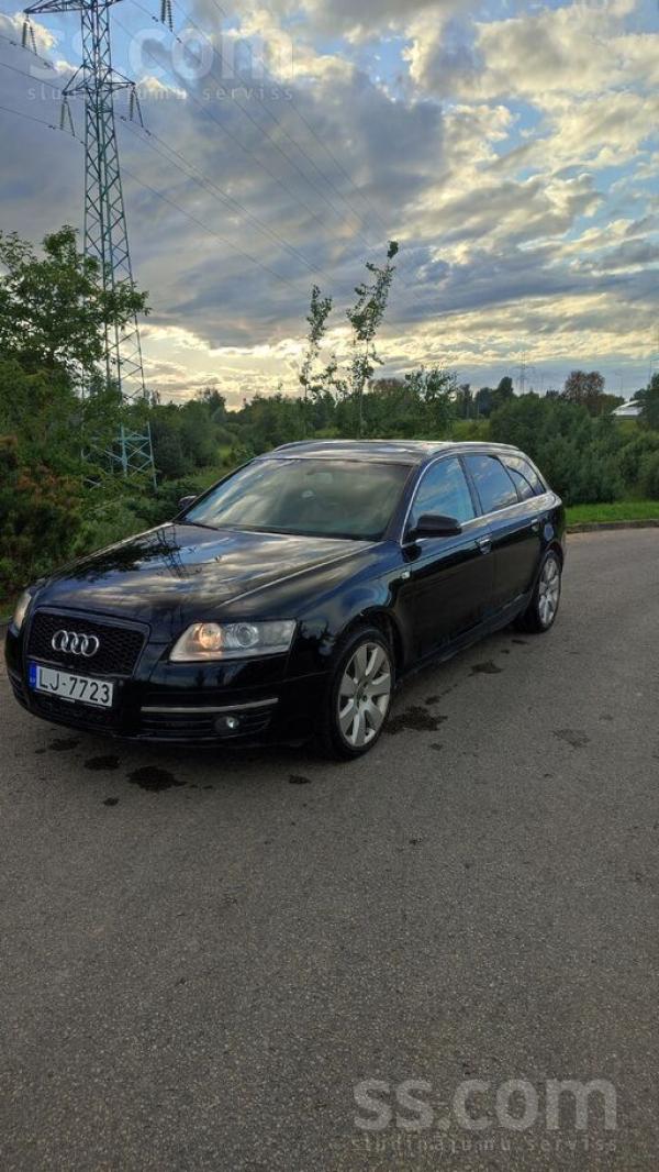 Melns Audi A6 2007 Ogre, ar dzinēja tilpumu 3.00 L un nobraukumu 345 tūkst. km par 2999 €, foto 1 vietnē AUTOMOTO.COM.LV
