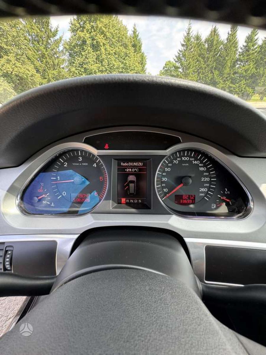 Melns Audi A6 2007 Klaipėda, ar dzinēja tilpumu 2.70 L un nobraukumu 337 tūkst. km par 3500 €, foto 9 vietnē AUTOMOTO.COM.LV