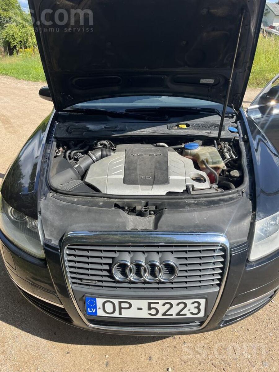 Melns Audi A6 2007 Alūksne, ar dzinēja tilpumu 3.00 L un nobraukumu 309 tūkst. km par 2400 €, foto 3 vietnē AUTOMOTO.COM.LV
