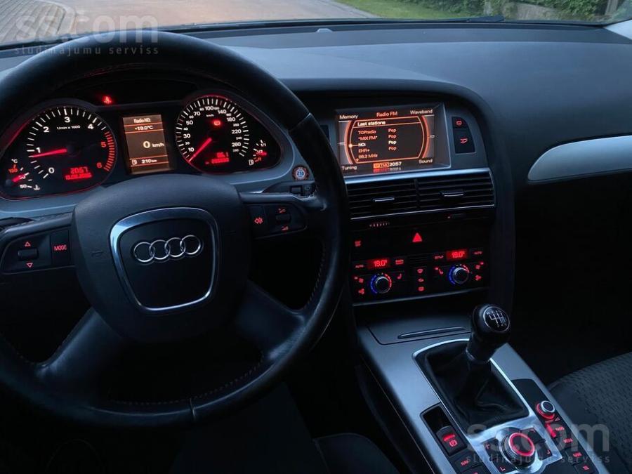 Melns Audi A6 2007 Rīga, ar dzinēja tilpumu 2.70 L un nobraukumu 285 tūkst. km par 1850 €, foto 6 vietnē AUTOMOTO.COM.LV