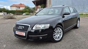 Melns Audi A6 2007 Utena, ar dzinēja tilpumu 2.70 L un nobraukumu 282 tūkst. km par 3690 €, foto  vietnē AUTOMOTO.COM.LV