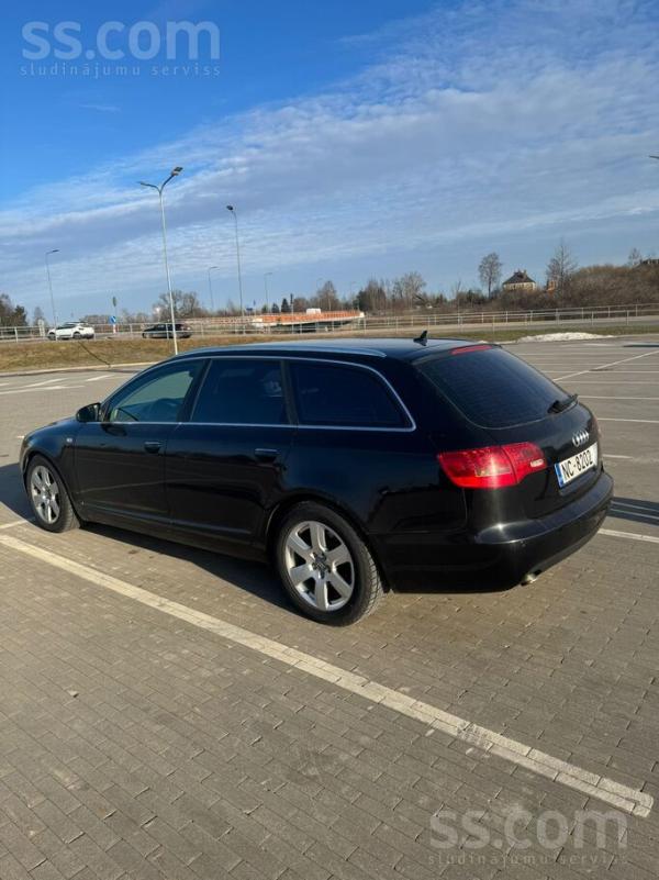 Black Audi A6 2007 in Rezekne, with an engine capacity of 3.00 L and mileage of 296 thousand km for 2950 €, photo 4 on AUTOMOTO.COM.LV
