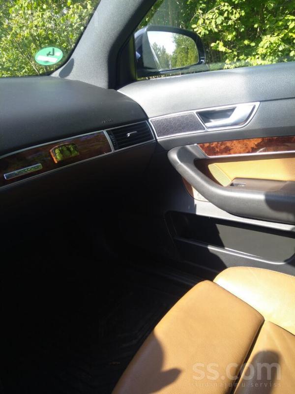 Melns Audi A6 2007 Jelgava, ar dzinēja tilpumu 3.00 L un nobraukumu 310 tūkst. km par 2100 €, foto 9 vietnē AUTOMOTO.COM.LV