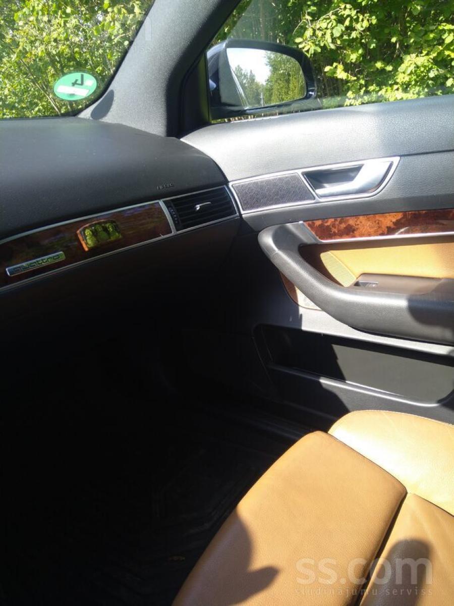 Melns Audi A6 2007 Jelgava, ar dzinēja tilpumu 3.00 L un nobraukumu 310 tūkst. km par 2100 €, foto 9 vietnē AUTOMOTO.COM.LV