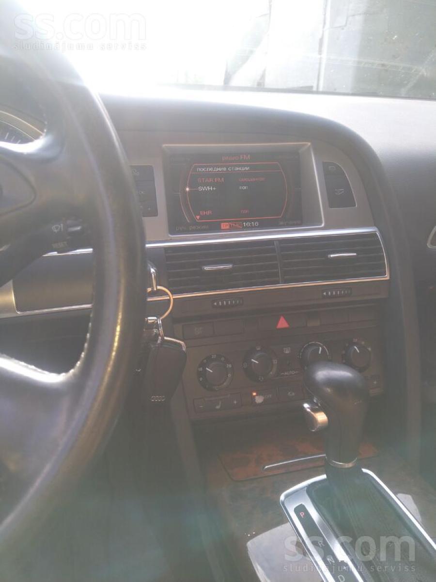 Melns Audi A6 2007 Jelgava, ar dzinēja tilpumu 3.00 L un nobraukumu 310 tūkst. km par 2100 €, foto 13 vietnē AUTOMOTO.COM.LV