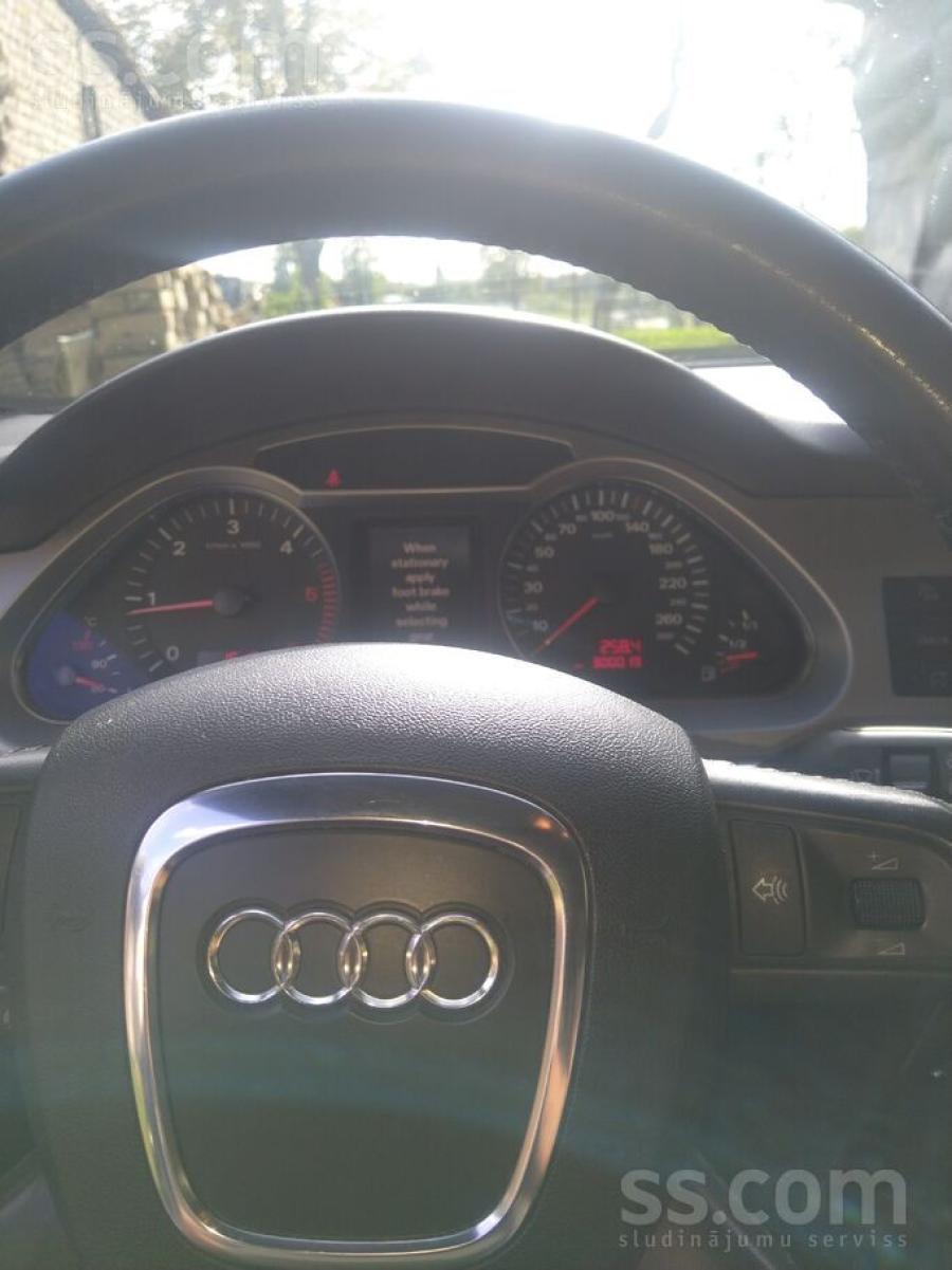 Melns Audi A6 2007 Jelgava, ar dzinēja tilpumu 3.00 L un nobraukumu 310 tūkst. km par 2100 €, foto 14 vietnē AUTOMOTO.COM.LV
