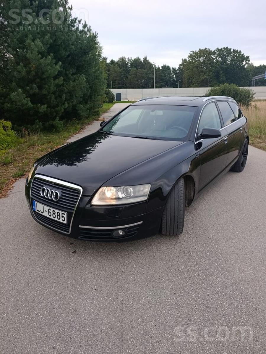 Melns Audi A6 2007 Rīga, ar dzinēja tilpumu 2.70 L un nobraukumu 375 tūkst. km par 2890 €, foto 1 vietnē AUTOMOTO.COM.LV