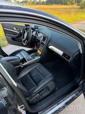 Melns Audi A6 2007 Rīga, ar dzinēja tilpumu 2.70 L un nobraukumu 375 tūkst. km par 2890 €, foto 9 vietnē AUTOMOTO.COM.LV