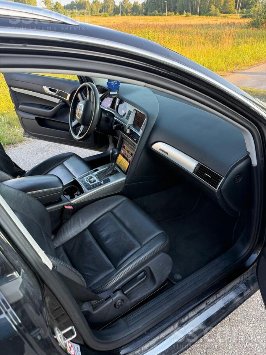Melns Audi A6 2007 Rīga, ar dzinēja tilpumu 2.70 L un nobraukumu 375 tūkst. km par 2890 €, foto 9 vietnē AUTOMOTO.COM.LV