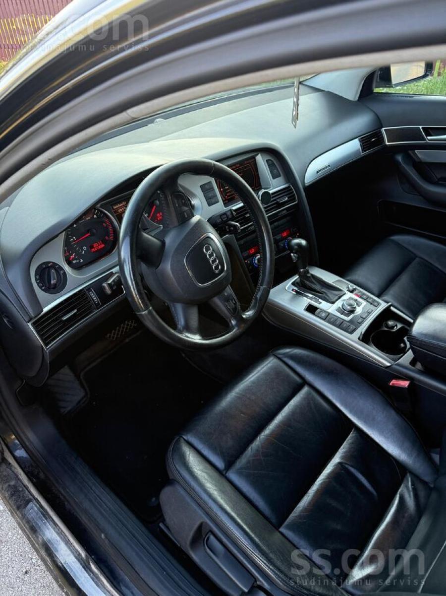 Melns Audi A6 2007 Rīga, ar dzinēja tilpumu 2.70 L un nobraukumu 375 tūkst. km par 2890 €, foto 11 vietnē AUTOMOTO.COM.LV