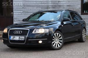 Black Audi A6 2007 in Valmiera, with an engine capacity of 2.00 L and mileage of 439 thousand km for 1990 €, photo  on AUTOMOTO.COM.LV