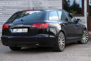 Black Audi A6 2007 in Valmiera, with an engine capacity of 2.00 L and mileage of 439 thousand km for 1990 €, photo 4 on AUTOMOTO.COM.LV