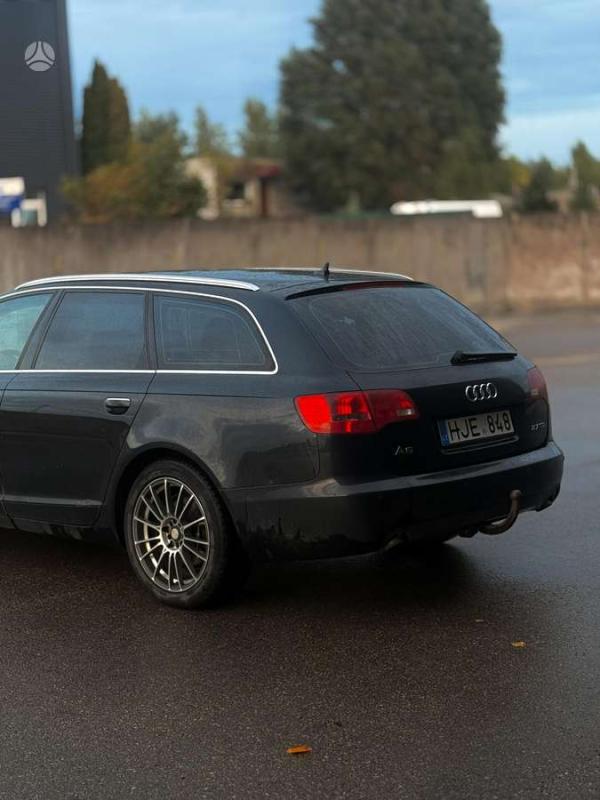 Black Audi A6 2007 in Mazeikiai, with an engine capacity of 2.70 L and mileage of 453 thousand km for 2950 €, photo 5 on AUTOMOTO.COM.LV