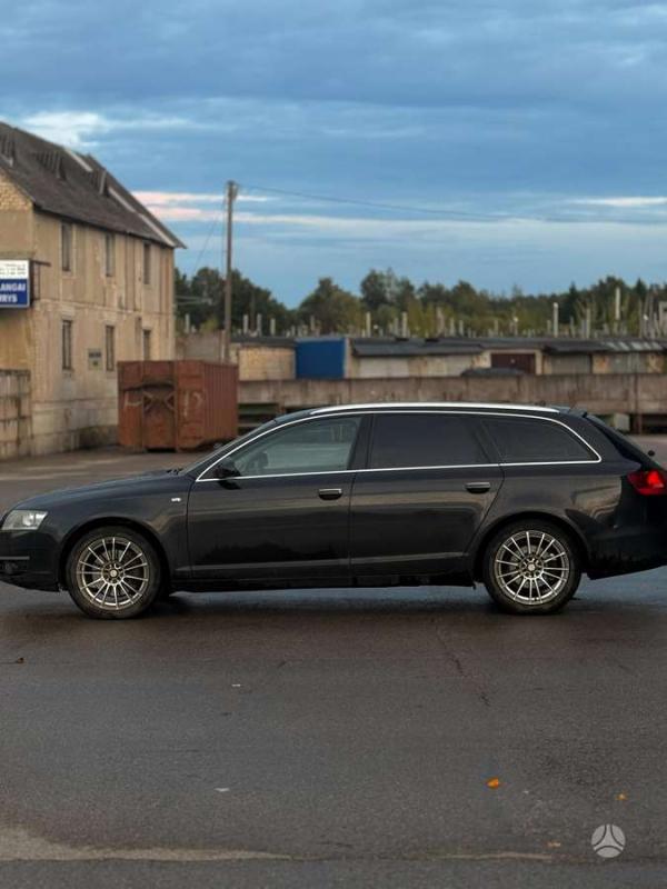 Black Audi A6 2007 in Mazeikiai, with an engine capacity of 2.70 L and mileage of 453 thousand km for 2950 €, photo 6 on AUTOMOTO.COM.LV