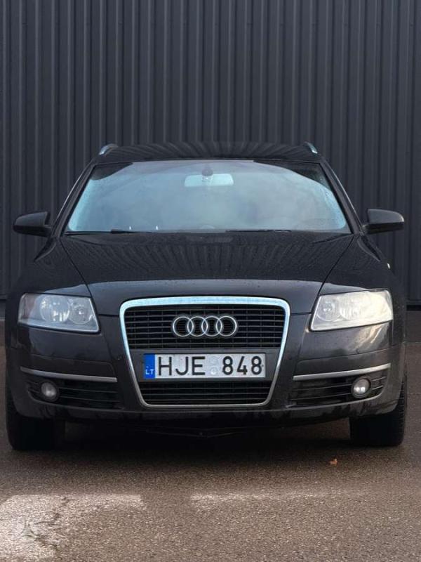 Black Audi A6 2007 in Mazeikiai, with an engine capacity of 2.70 L and mileage of 453 thousand km for 2950 €, photo 8 on AUTOMOTO.COM.LV