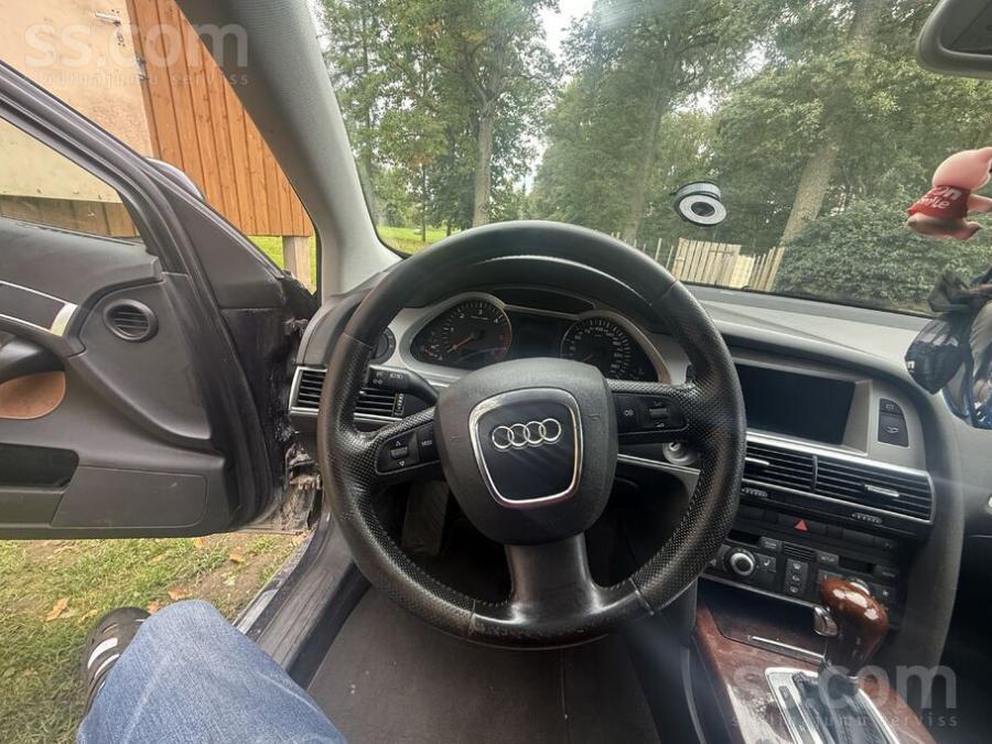 Melns Audi A6 2007 Valmiera, ar dzinēja tilpumu 3.00 L un nobraukumu 314 tūkst. km par 3600 €, foto 10 vietnē AUTOMOTO.COM.LV