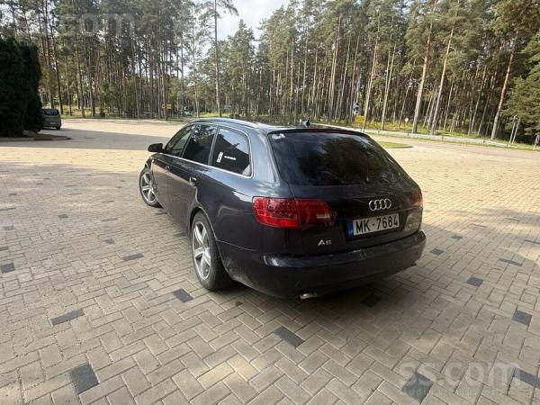 Черный Ауди А6 2007 в Валмиера, объемом двигателя 3.00 л и пробегом 314 тыс. км за 3600 €, фото 4 на AUTOMOTO.COM.LV