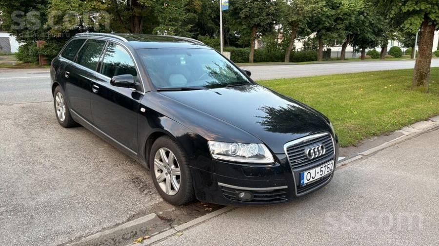Black Audi A6 2007 in Jekabpils, with an engine capacity of 3.00 L and mileage of 315 thousand km for 5950 €, photo 1 on AUTOMOTO.COM.LV