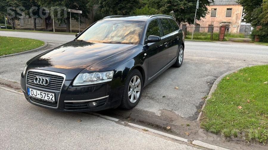 Black Audi A6 2007 in Jekabpils, with an engine capacity of 3.00 L and mileage of 315 thousand km for 5950 €, photo 4 on AUTOMOTO.COM.LV