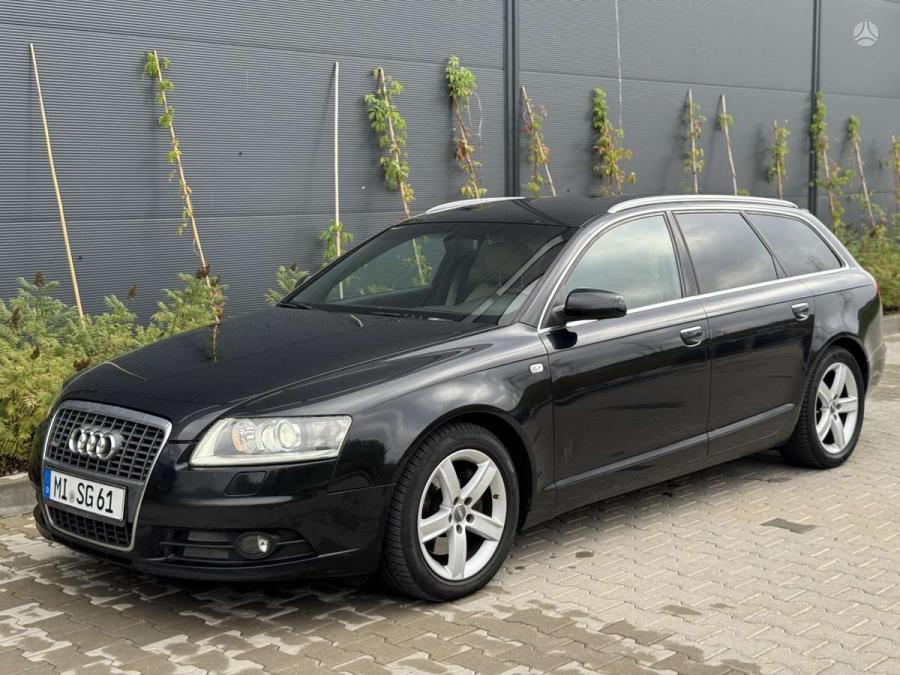 Melns Audi A6 2007 Viļņa, ar dzinēja tilpumu 2.97 L un nobraukumu 362 tūkst. km par 4500 €, foto 1 vietnē AUTOMOTO.COM.LV