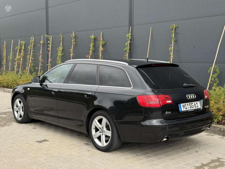 Melns Audi A6 2007 Viļņa, ar dzinēja tilpumu 2.97 L un nobraukumu 362 tūkst. km par 4500 €, foto 5 vietnē AUTOMOTO.COM.LV