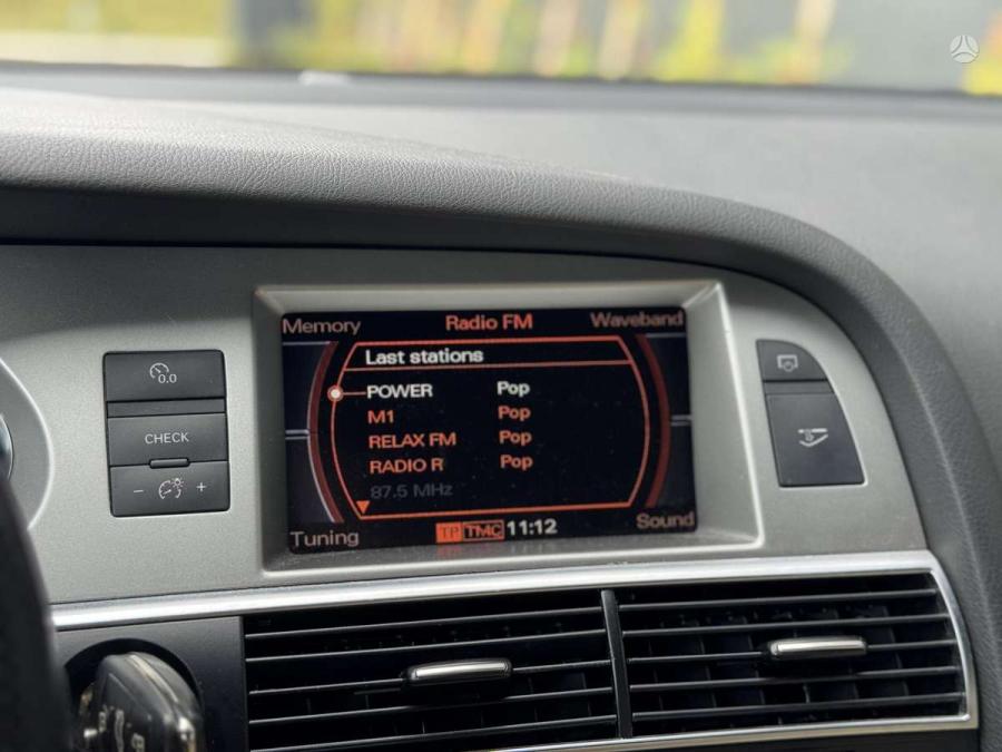 Melns Audi A6 2007 Viļņa, ar dzinēja tilpumu 2.97 L un nobraukumu 362 tūkst. km par 4500 €, foto 9 vietnē AUTOMOTO.COM.LV