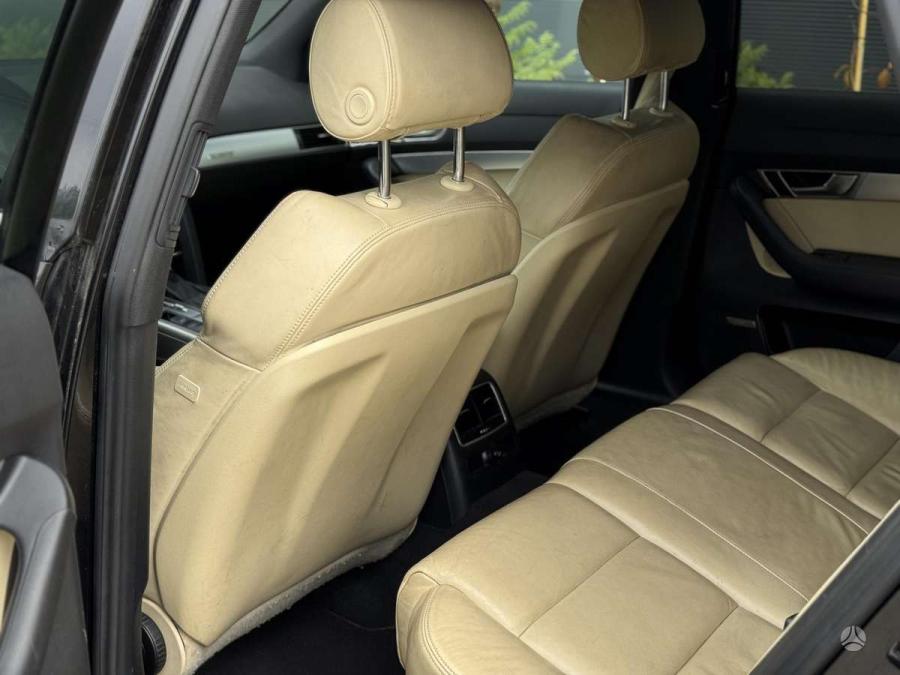 Melns Audi A6 2007 Viļņa, ar dzinēja tilpumu 2.97 L un nobraukumu 362 tūkst. km par 4500 €, foto 11 vietnē AUTOMOTO.COM.LV