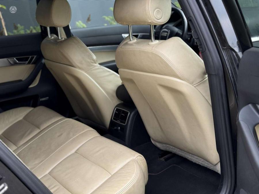Melns Audi A6 2007 Viļņa, ar dzinēja tilpumu 2.97 L un nobraukumu 362 tūkst. km par 4500 €, foto 13 vietnē AUTOMOTO.COM.LV
