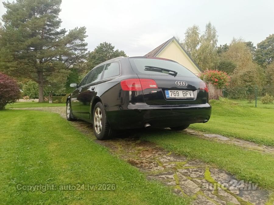 Black Audi A6 2007 in Parnu, with an engine capacity of 2.70 L and mileage of 404 thousand km for 2450 €, photo 6 on AUTOMOTO.COM.LV