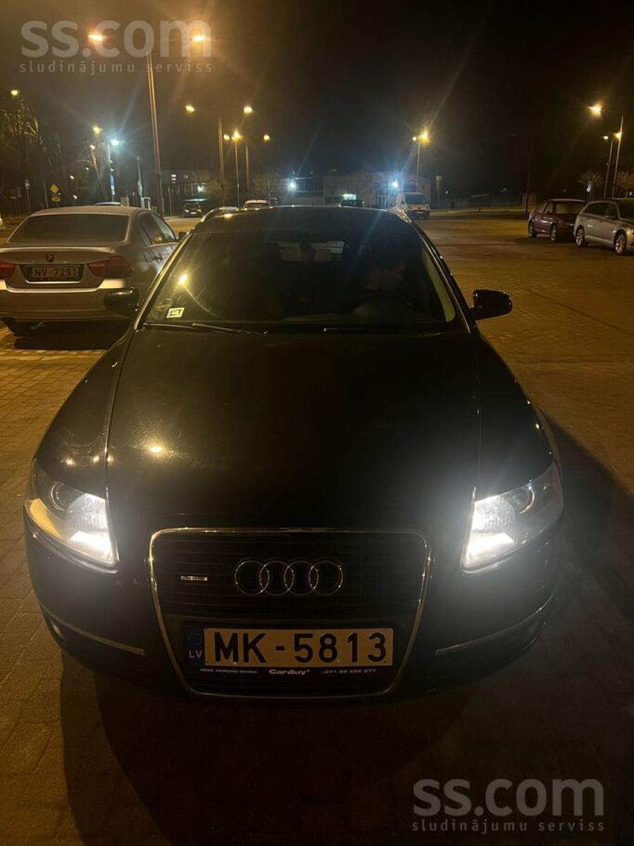 Black Audi A6 2007 in Riga, with an engine capacity of 3.00 L and mileage of 436 thousand km for 3300 €, photo 4 on AUTOMOTO.COM.LV