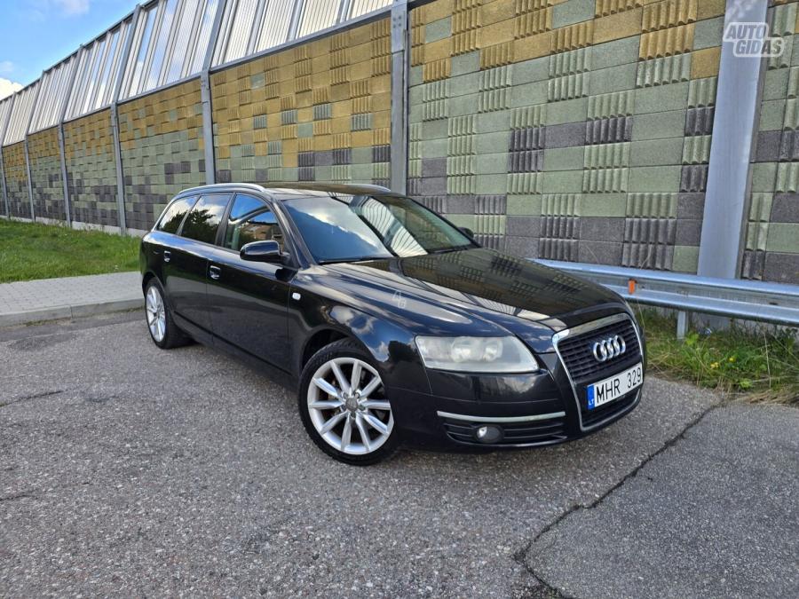 Black Audi A6 2007 in Klaipeda, with an engine capacity of 2.00 L and mileage of 342 thousand km for 2350 €, photo 1 on AUTOMOTO.COM.LV