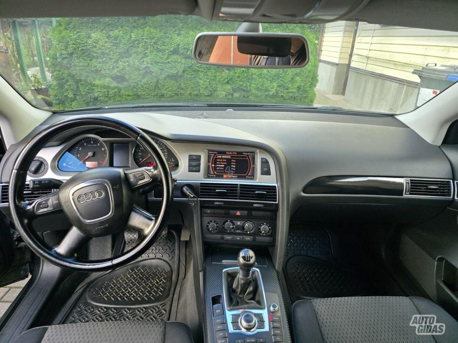 Black Audi A6 2007 in Klaipeda, with an engine capacity of 2.00 L and mileage of 342 thousand km for 2350 €, photo 14 on AUTOMOTO.COM.LV