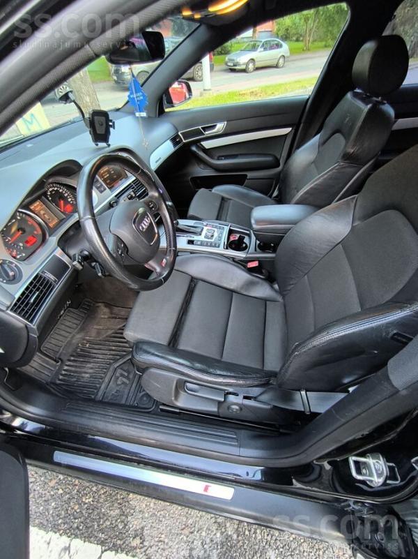 Melns Audi A6 2007 Jūrmala, ar dzinēja tilpumu 3.00 L un nobraukumu 334 tūkst. km par 4500 €, foto 8 vietnē AUTOMOTO.COM.LV