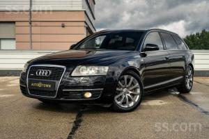 Melns Audi A6 2007 Rīga, ar dzinēja tilpumu 2.70 L un nobraukumu 275 tūkst. km par 3499 €, foto  vietnē AUTOMOTO.COM.LV