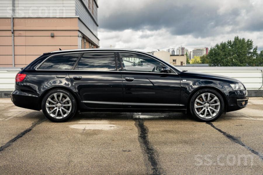 Black Audi A6 2007 in Riga, with an engine capacity of 2.70 L and mileage of 275 thousand km for 3499 €, photo 8 on AUTOMOTO.COM.LV