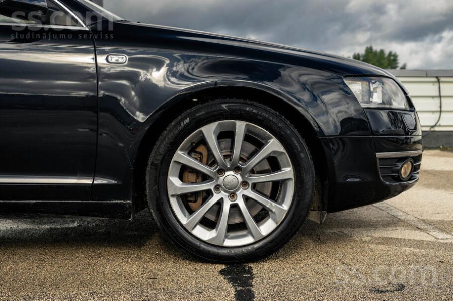 Black Audi A6 2007 in Riga, with an engine capacity of 2.70 L and mileage of 275 thousand km for 3499 €, photo 9 on AUTOMOTO.COM.LV