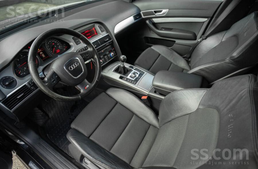 Black Audi A6 2007 in Riga, with an engine capacity of 2.70 L and mileage of 275 thousand km for 3499 €, photo 13 on AUTOMOTO.COM.LV