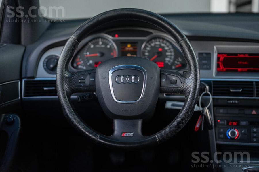 Black Audi A6 2007 in Riga, with an engine capacity of 2.70 L and mileage of 275 thousand km for 3499 €, photo 16 on AUTOMOTO.COM.LV