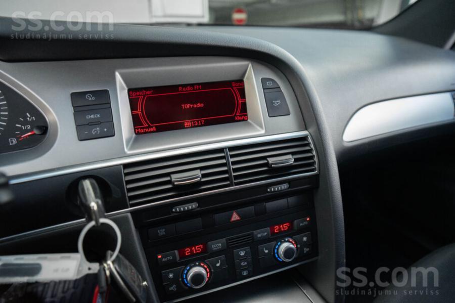Black Audi A6 2007 in Riga, with an engine capacity of 2.70 L and mileage of 275 thousand km for 3499 €, photo 19 on AUTOMOTO.COM.LV