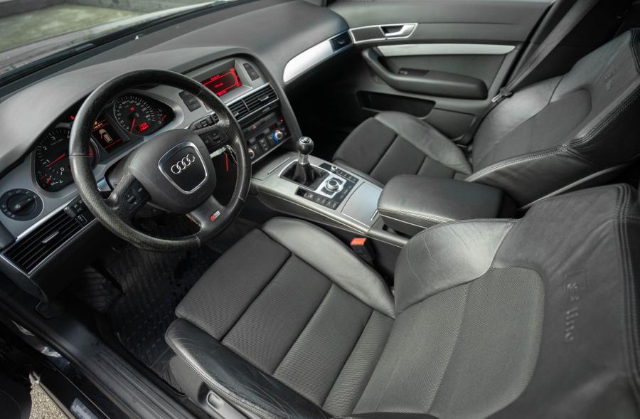 Black Audi A6 2007 in Riga, with an engine capacity of 2.70 L and mileage of 275 thousand km for 3499 €, photo 12 on AUTOMOTO.COM.LV