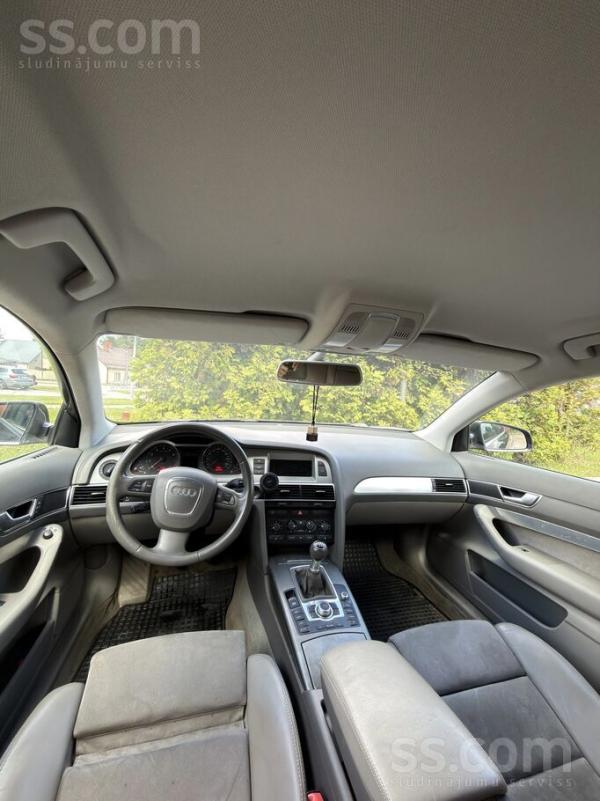 Melns Audi A6 2007 Jēkabpils, ar dzinēja tilpumu 2.80 L un nobraukumu 330 tūkst. km par 2700 €, foto 8 vietnē AUTOMOTO.COM.LV