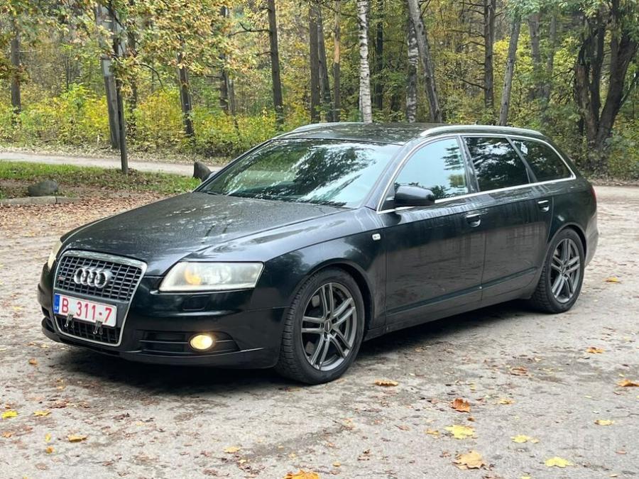 Black Audi A6 2007 in Riga, with an engine capacity of 3.00 L and mileage of 0 thousand km for 3599 €, photo 1 on AUTOMOTO.COM.LV